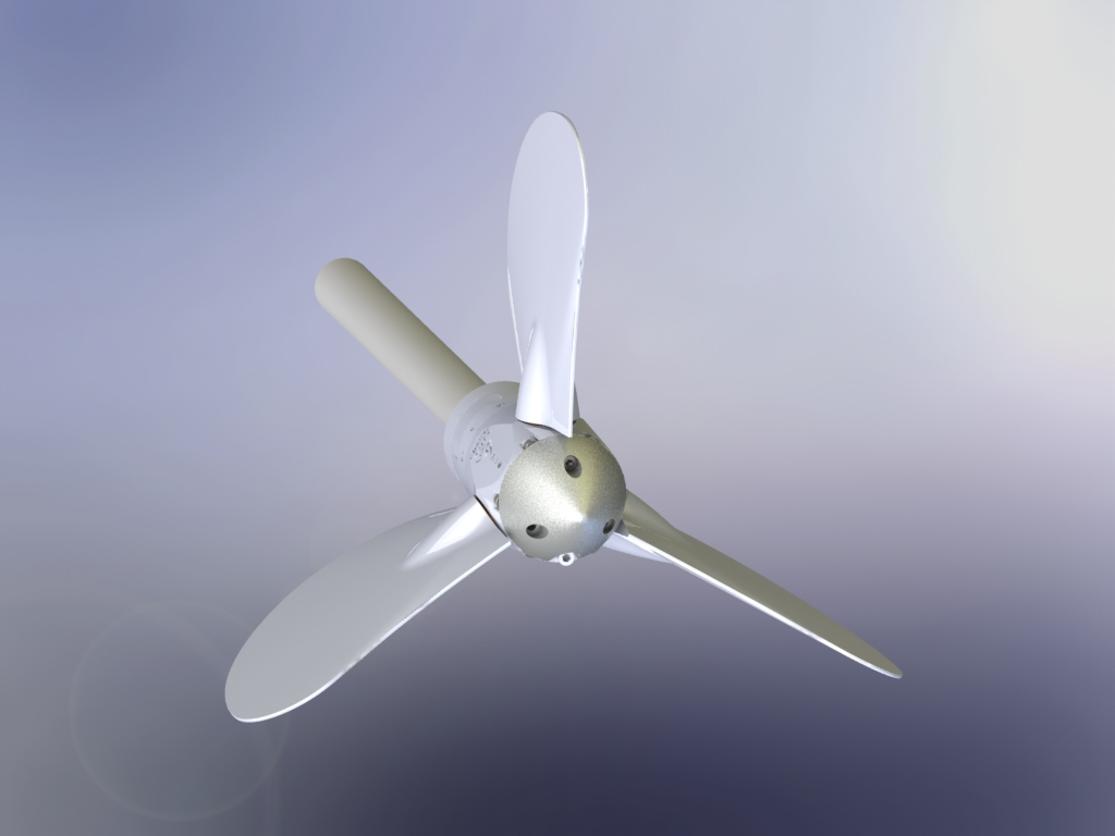 E4 Gemini the smallest of the 4-blade EWOL propellers - EWOL
